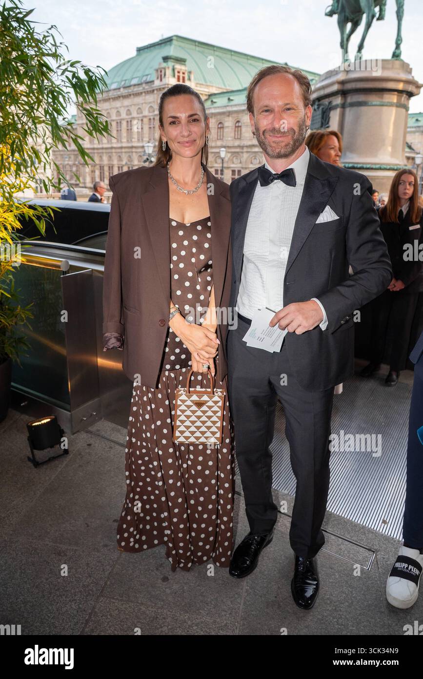 Vienna, Austria. 09th Sep, 2025. Fundraising dinner at the Albertina ...