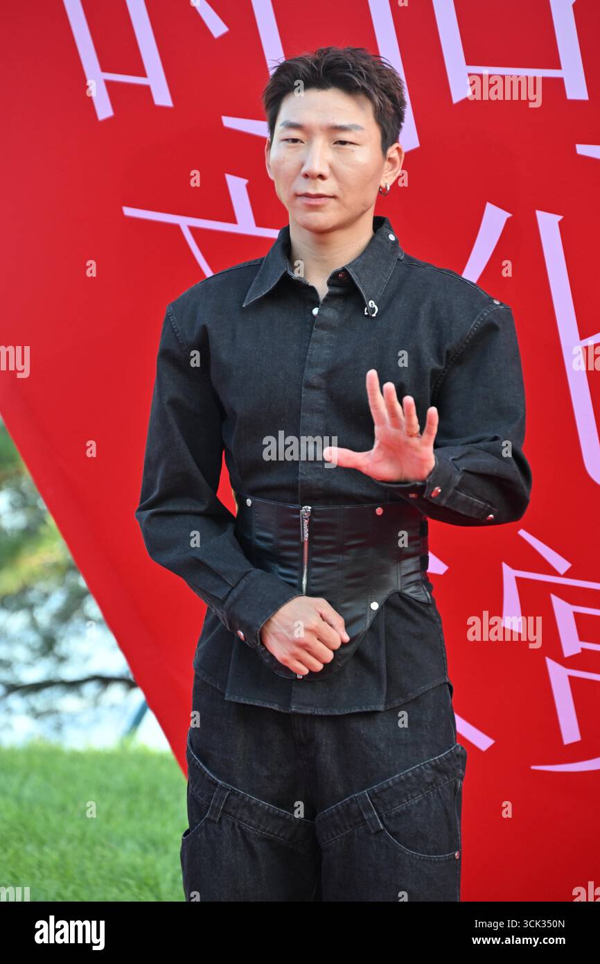 Chinese actor Alan Aruna attends an activity in Beijing, China, 8 ...