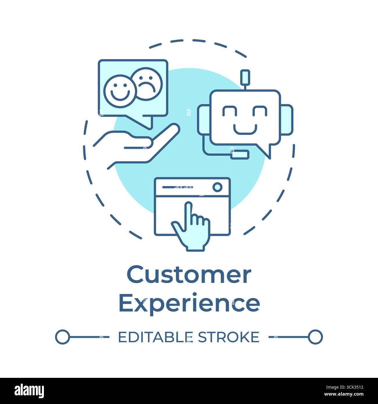 Customer experience automation Cut Out Stock Images & Pictures - Alamy