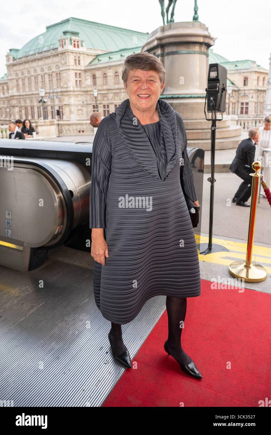 Vienna, Austria. 09th Sep, 2025. Fundraising dinner at the Albertina ...