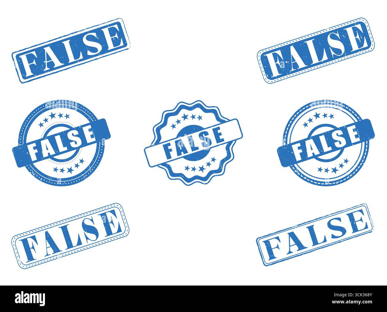 False statement of fact Stock Vector Images - Alamy