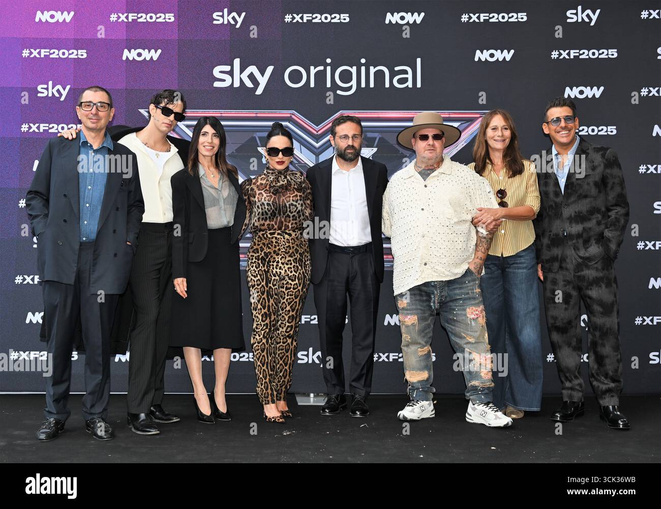 Milan, Italy X Factor 2025 host and jury In the photo: Iorgia host and ...
