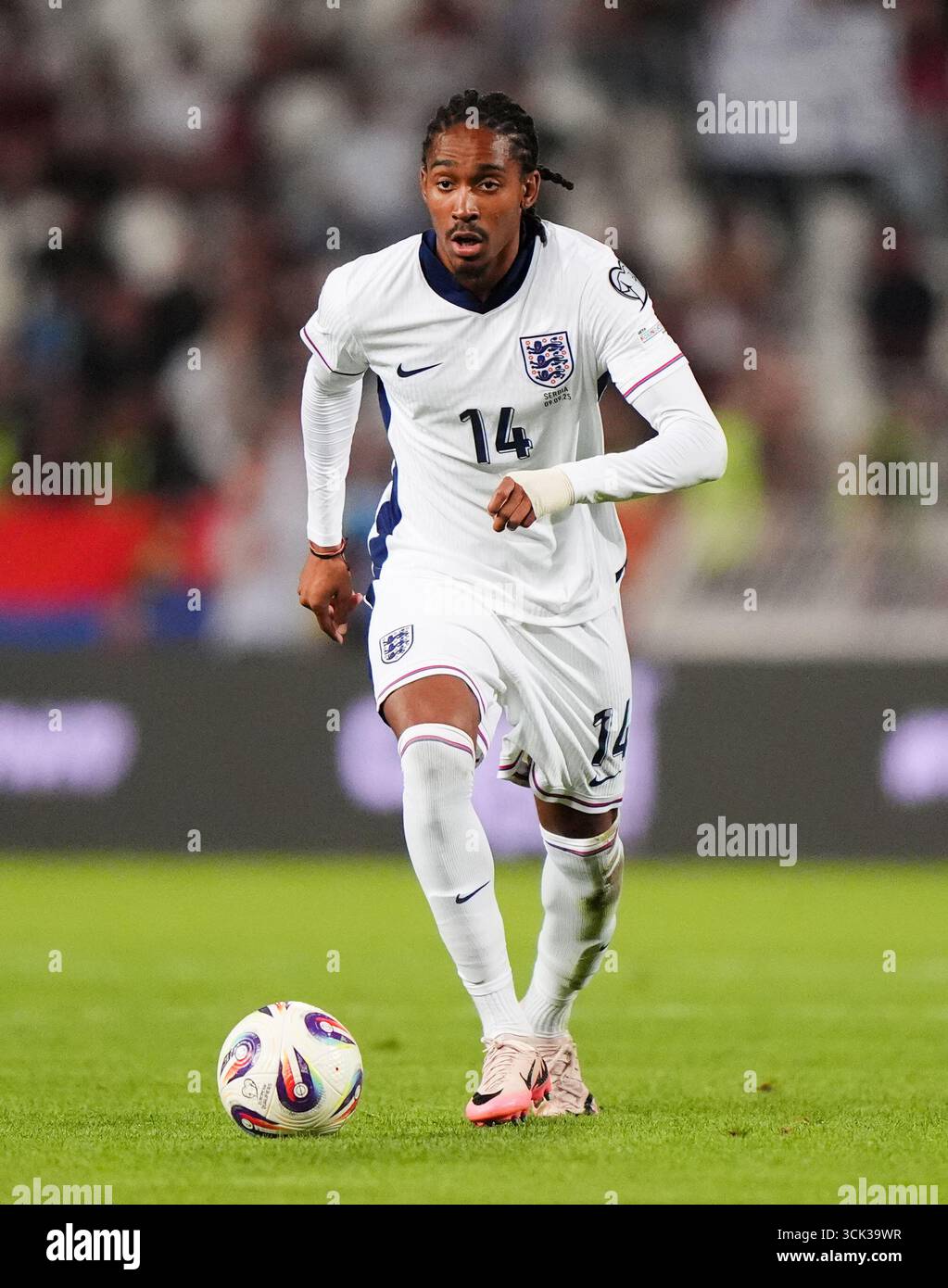 England's Djed Spence during the 2026 FIFA World Cup Qualifying, Group ...