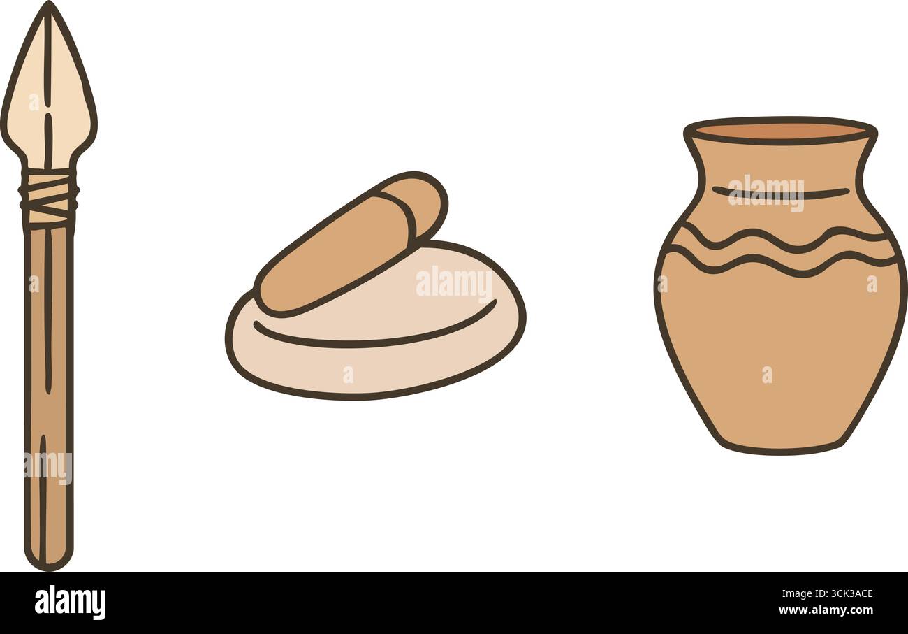 Small stone object Stock Vector Images - Alamy