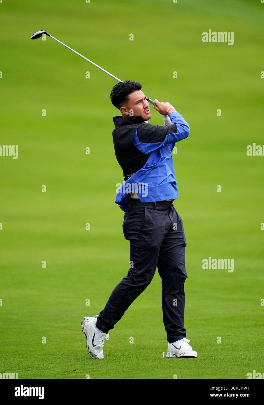 Marcus Smith during a Pro-AM round ahead of the 2025 BMW PGA ...
