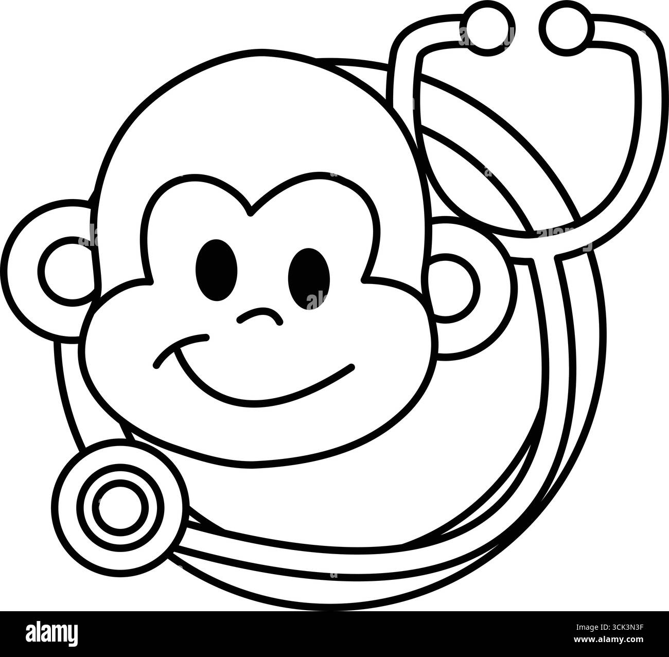 Gorilla face laughing Black and White Stock Photos & Images - Alamy