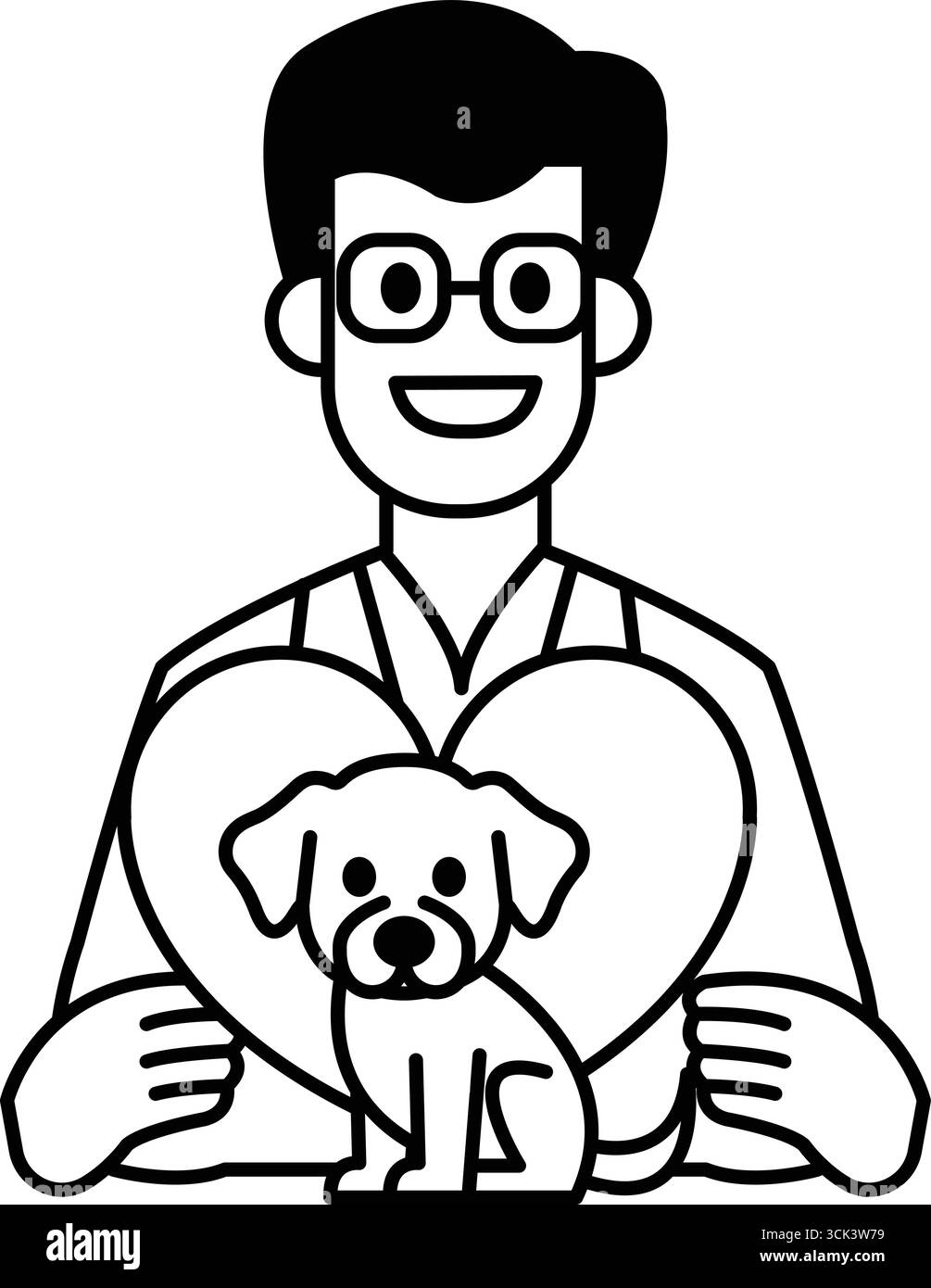 Yellow red love shaped Stock Vector Images - Alamy