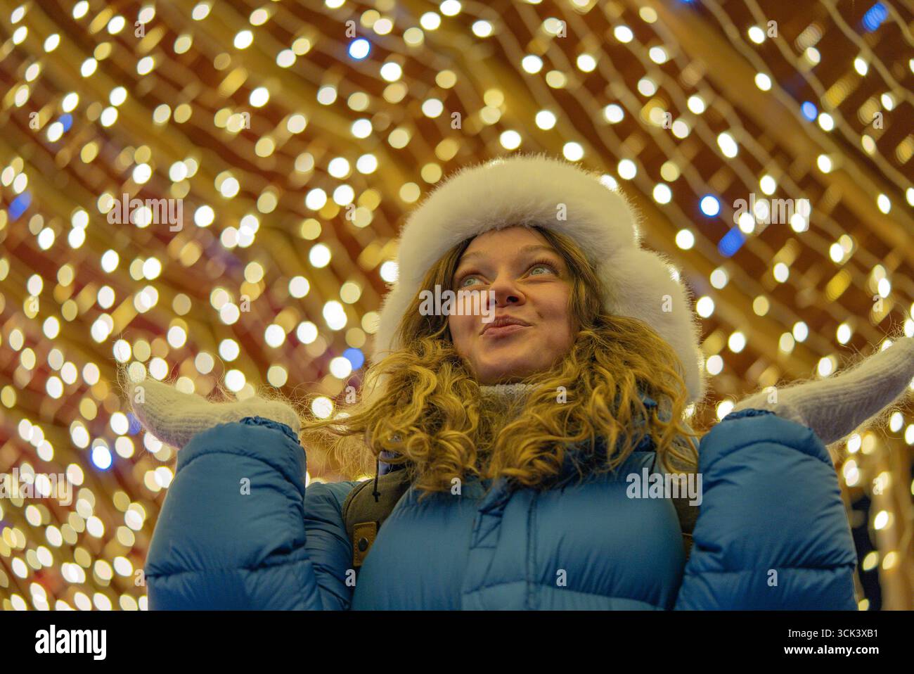 Festive scene featuring woman hi-res stock photography and images - Alamy