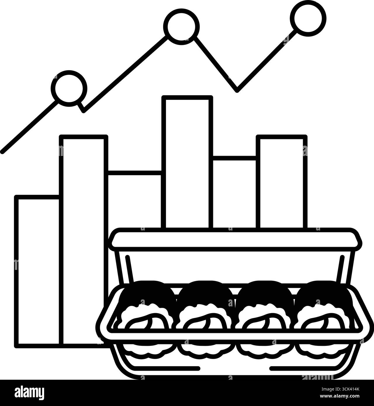 Popularity graph Black and White Stock Photos & Images - Alamy