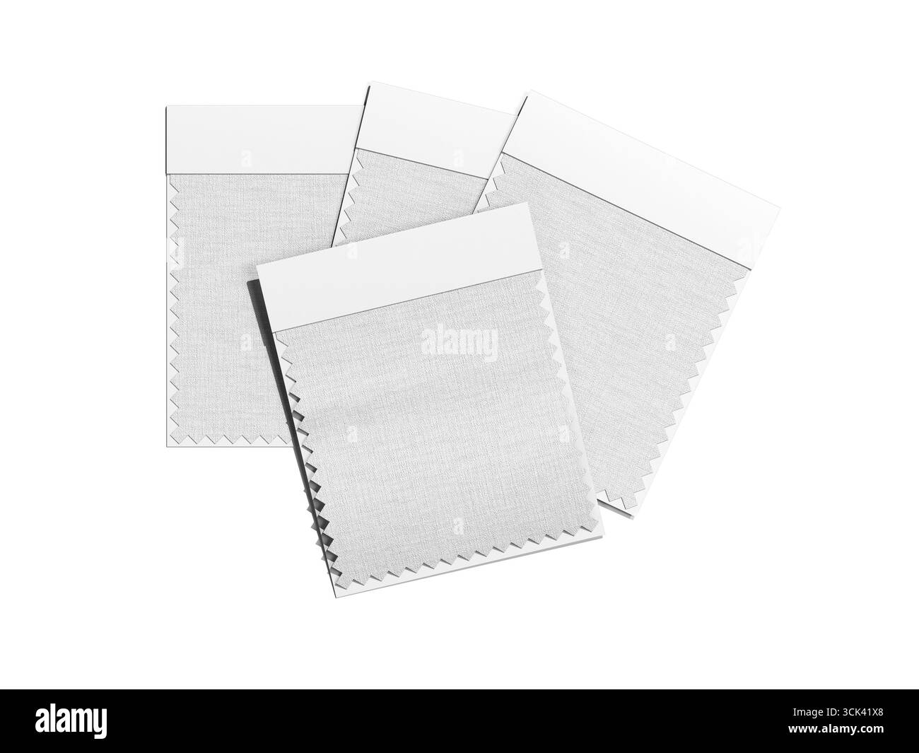 Collection of fabric swatches Cut Out Stock Images & Pictures - Alamy