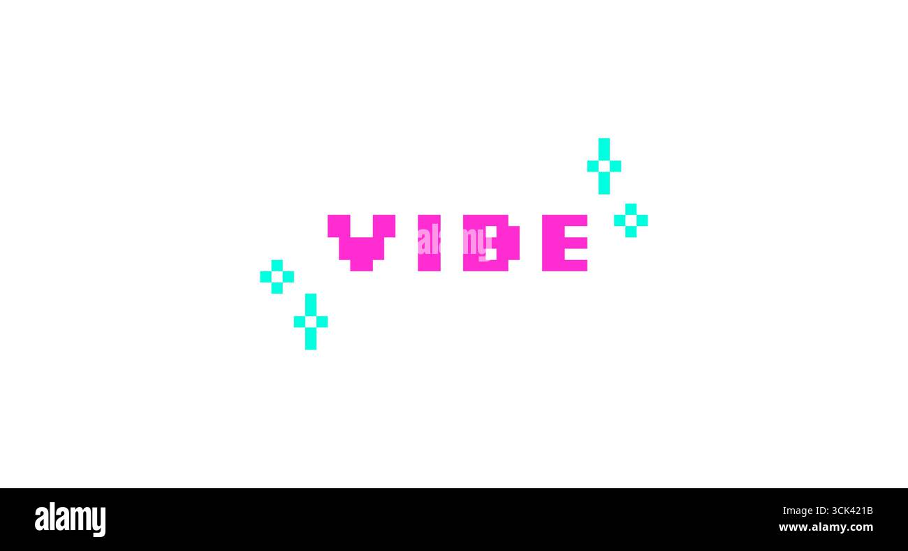 “retro pixel vibe hi-res stock photography and images - Alamy