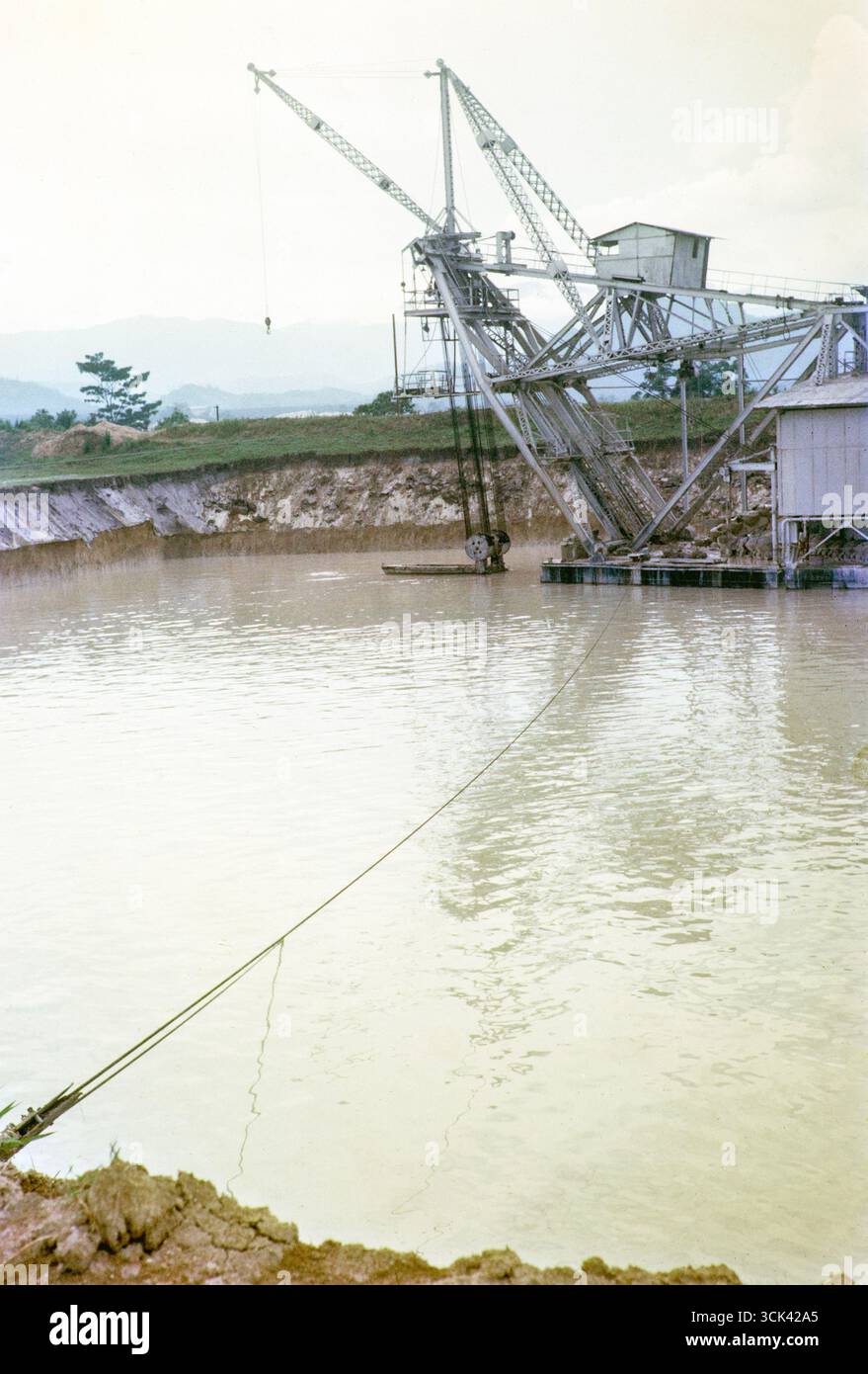 Tanjung Tualang Dredge No.5 (TT5) tin mining dredger built in England ...