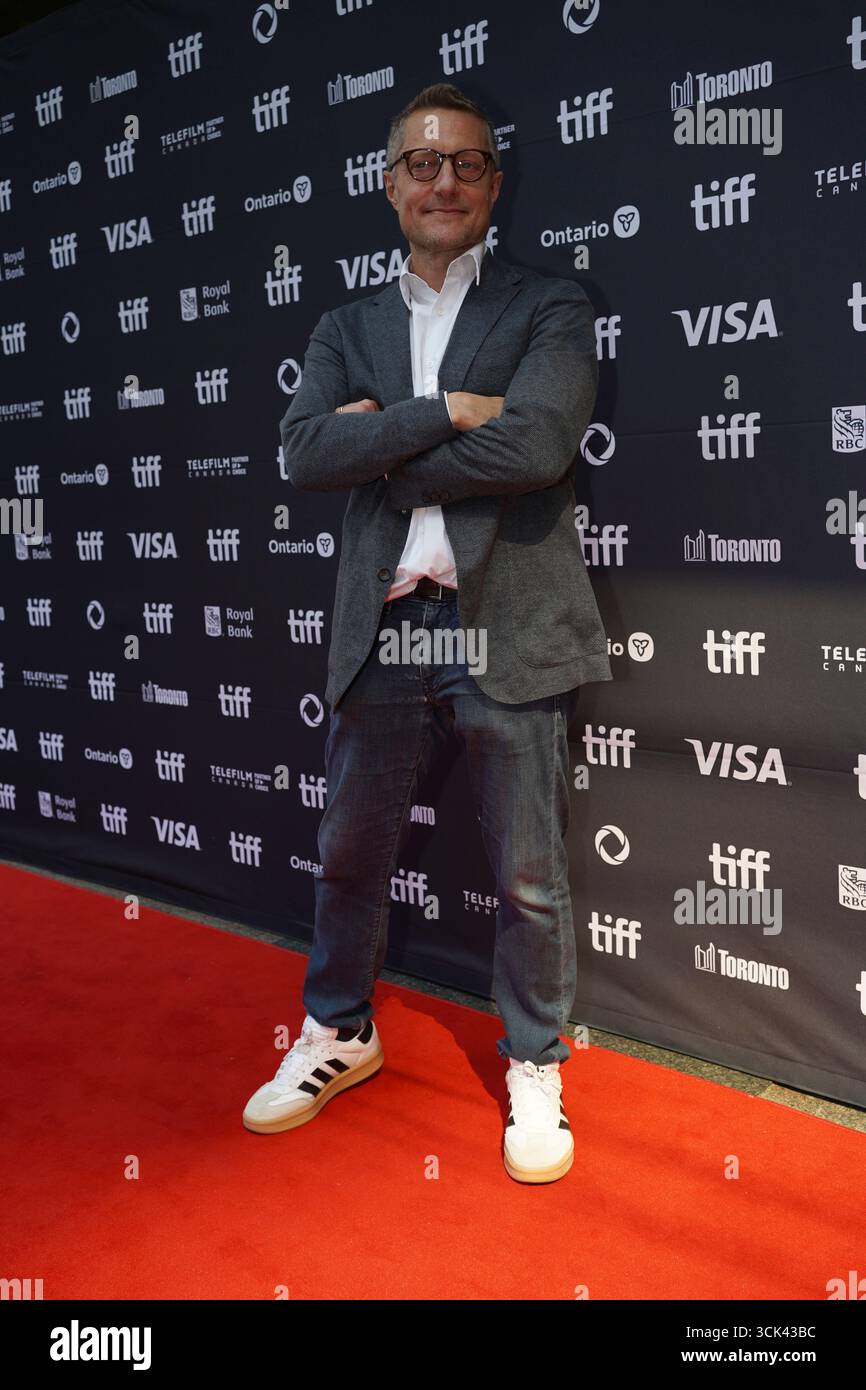 Toronto, Canada. 09th Sep, 2025. Rowan Joffe attends the red carpet for ...