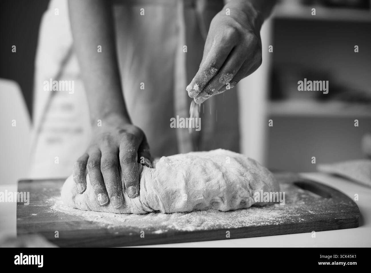 One fresh loaf bread Black and White Stock Photos & Images - Alamy