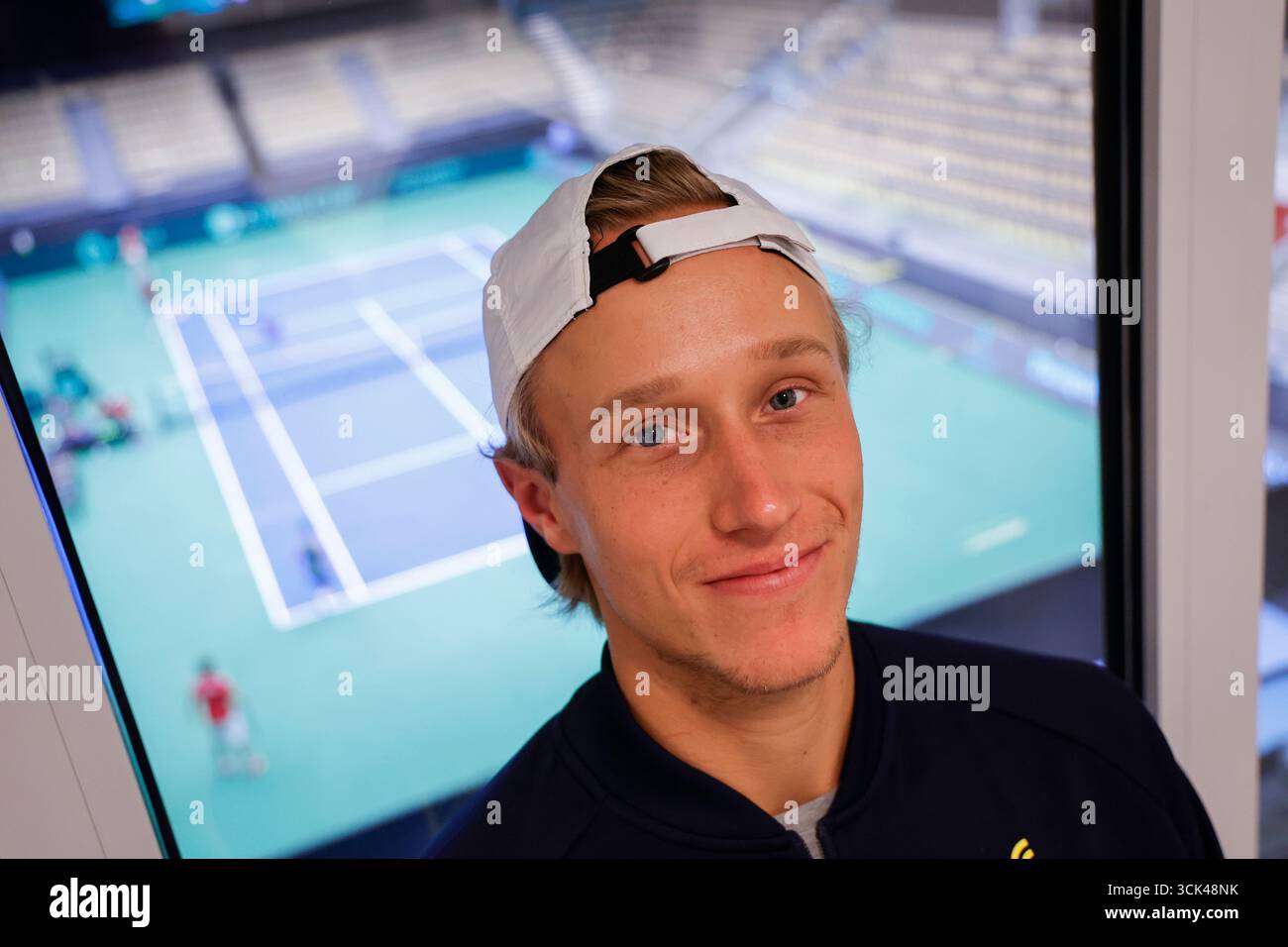 GOTHENBURG, SWEDEN 20250910Leo Borg at the press conference ahead of ...
