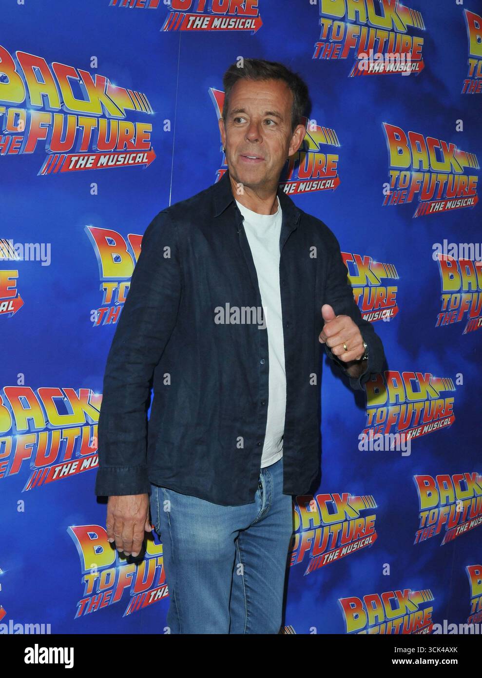 Pat Sharp at the "Back To The Future The Musical" new cast gala ...