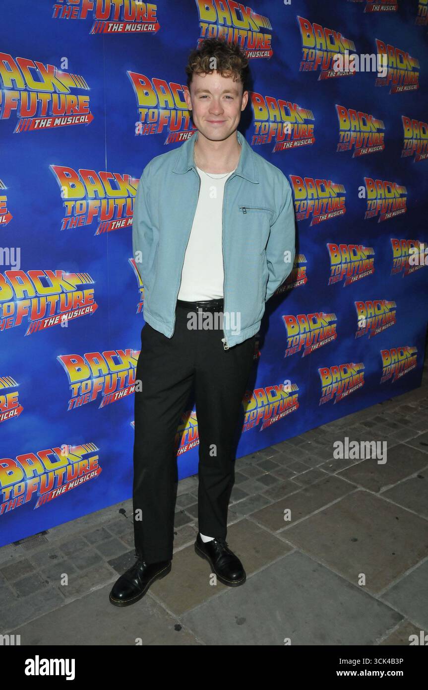 Sam MacGregor at the "Back To The Future The Musical" new cast gala ...