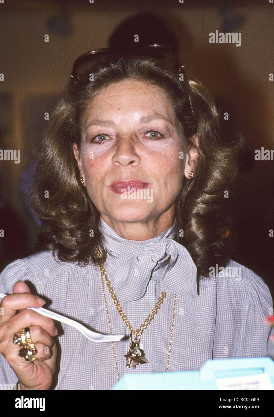 LAUREN BACALL US actress and singer married to Humphrey Bogart for ...
