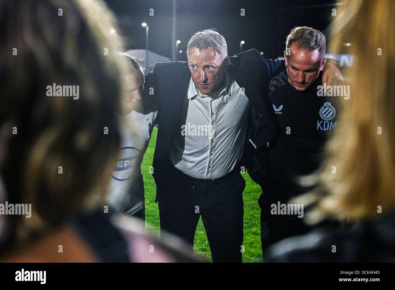 Headcoach Sjaak Polak of Club YLA pictured after a female soccer game ...