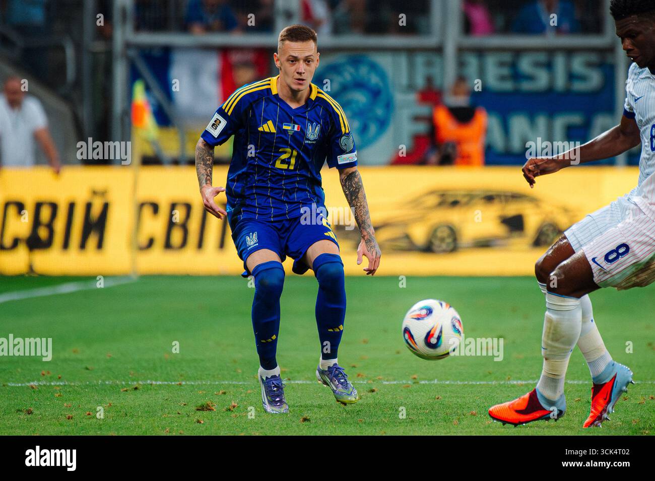 WROCLAW, POLAND – SEPTEMBER 5, 2025: Football: FIFA World Cup 2026 Qualifying: Ukraine - France ...