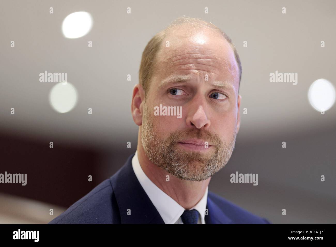 The Prince of Wales during a visit to the new mental health hub run by ...