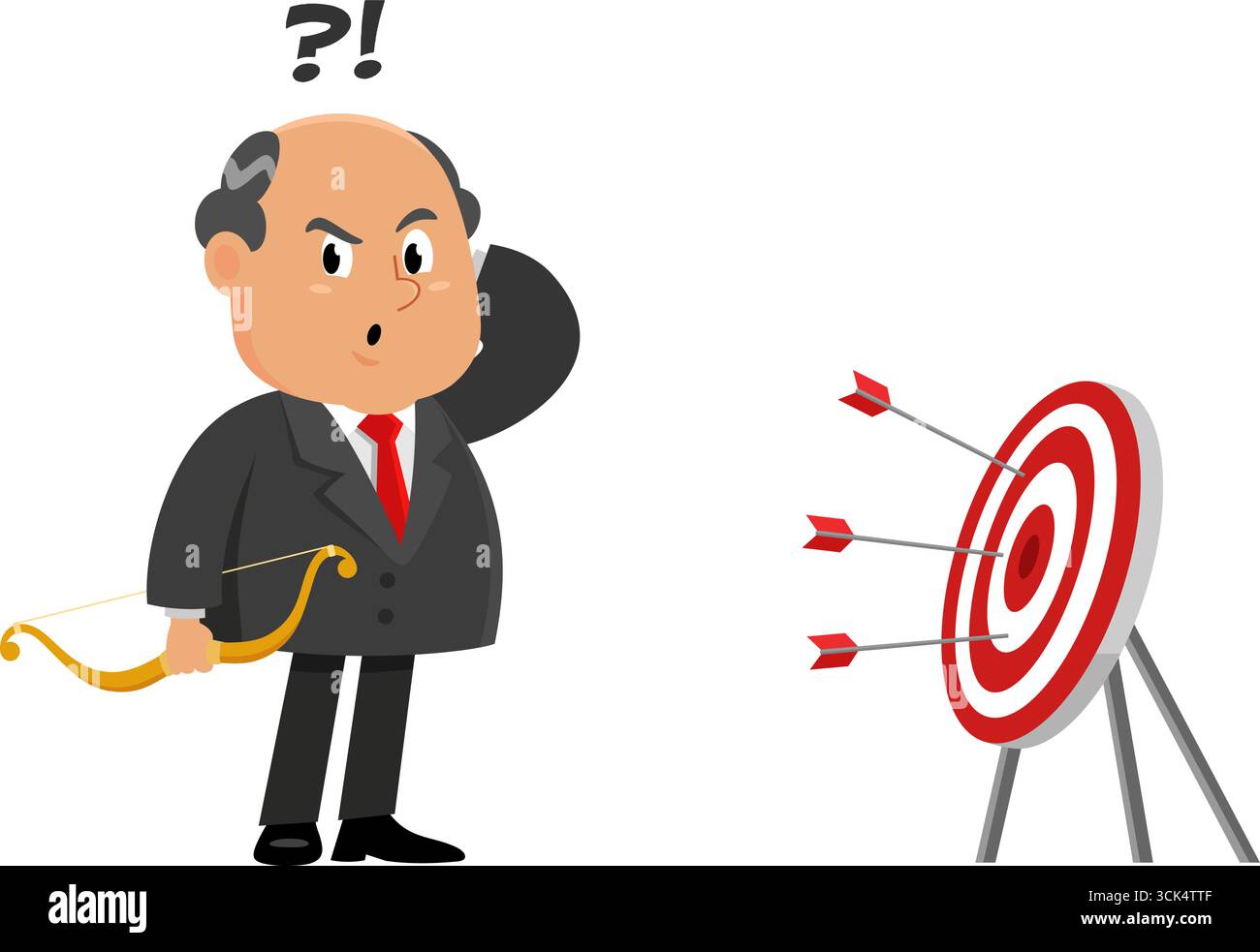Banker goal Stock Vector Images - Alamy