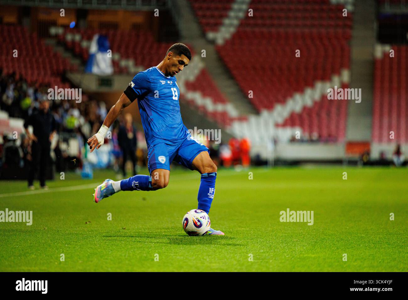 Anan Khalaili seen during World Cup 2026 European qualification game ...