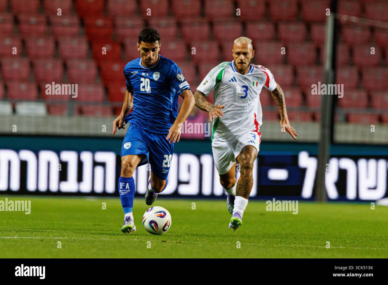 Dan Biton and Federico Dimarco seen during World Cup 2026 European ...