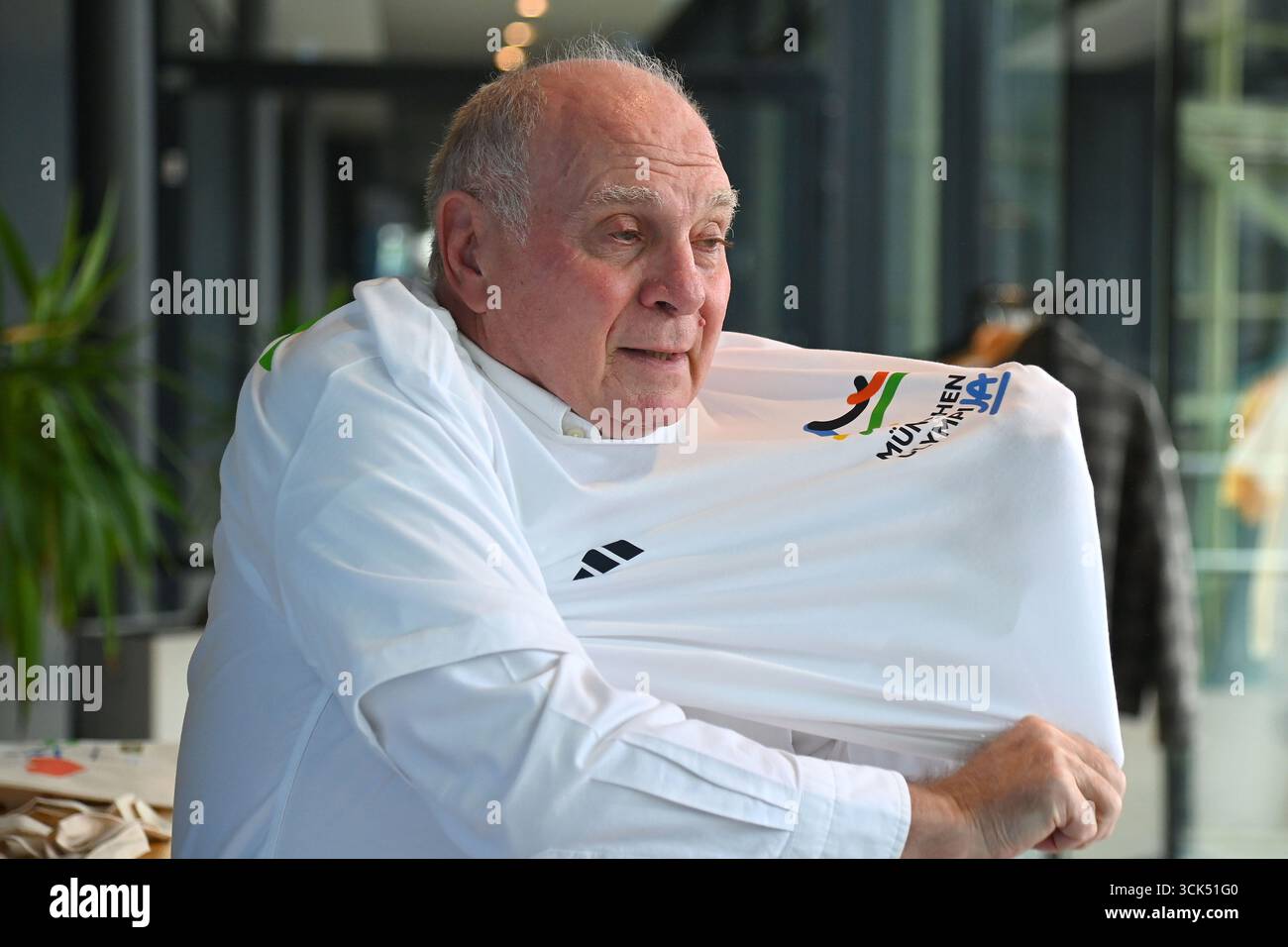 Uli HOENESS (Hoeness, Honorary President of FC Bayern Munich), single ...