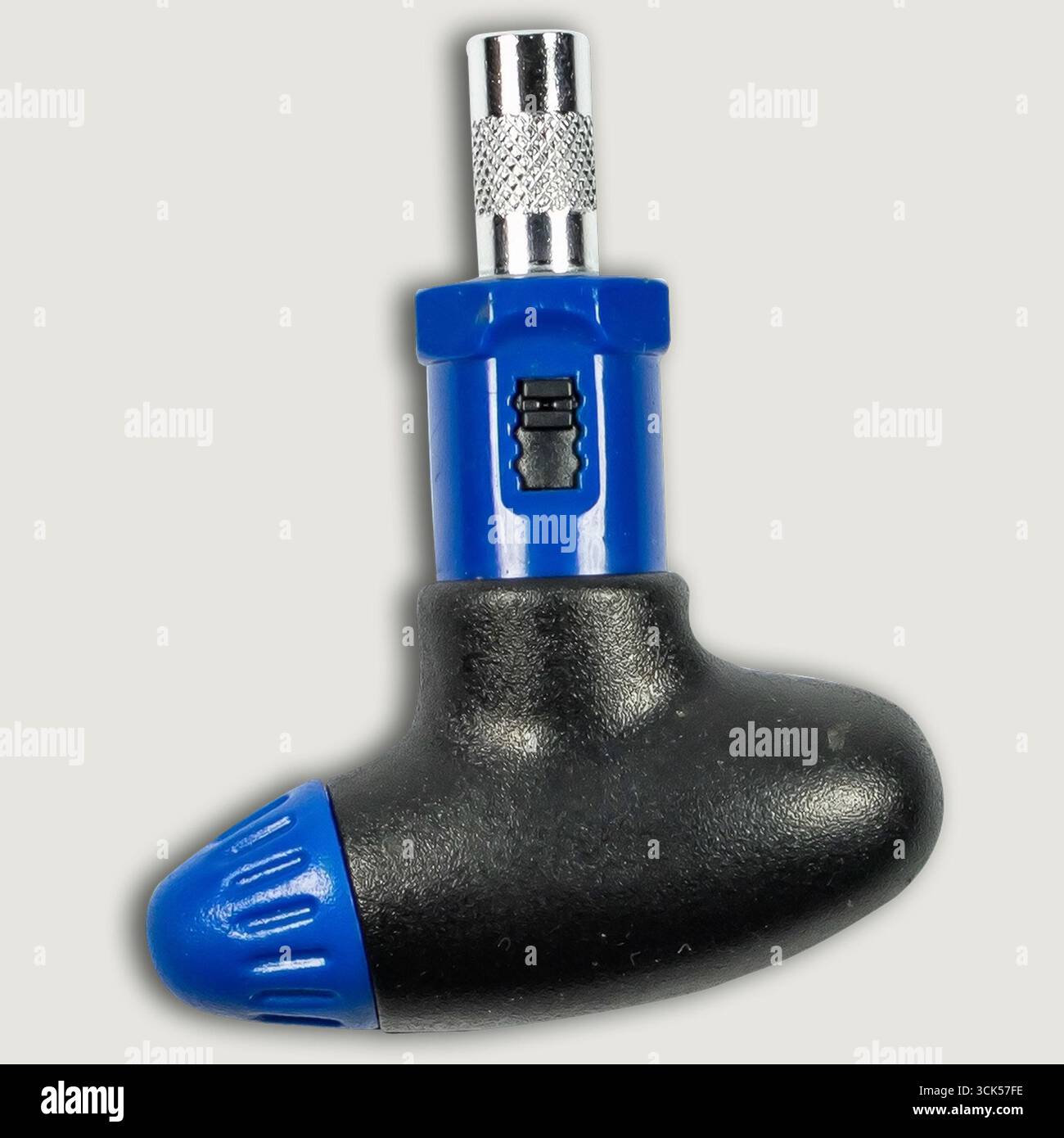 A tool designed for adjusting or tightening screws, featuring a unique ...