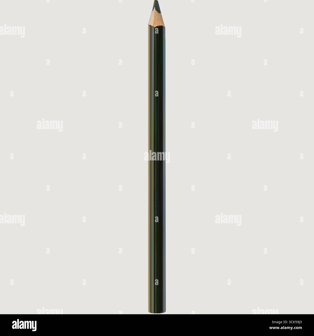 A simple colored pencil, used for drawing and coloring, showcasing a ...