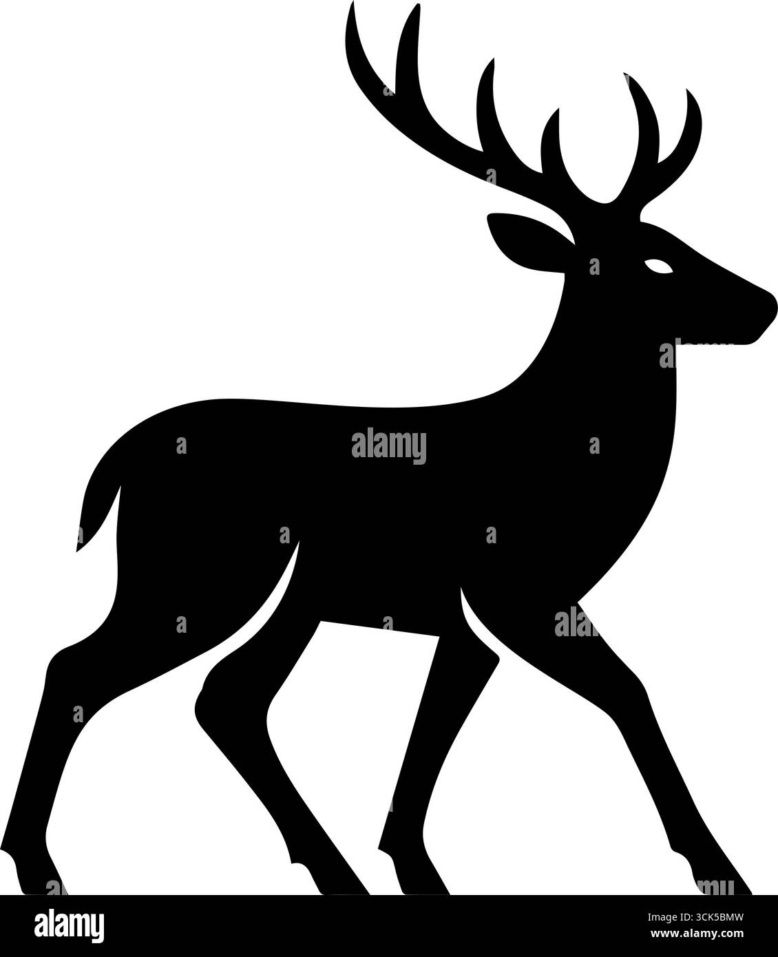 Stag standing out Stock Vector Images - Alamy