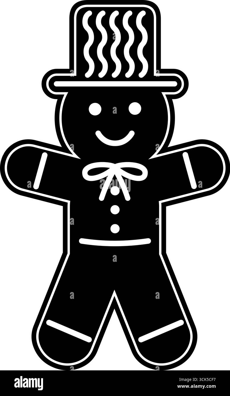 Background christmas gingerbread in Black and White Stock Photos ...