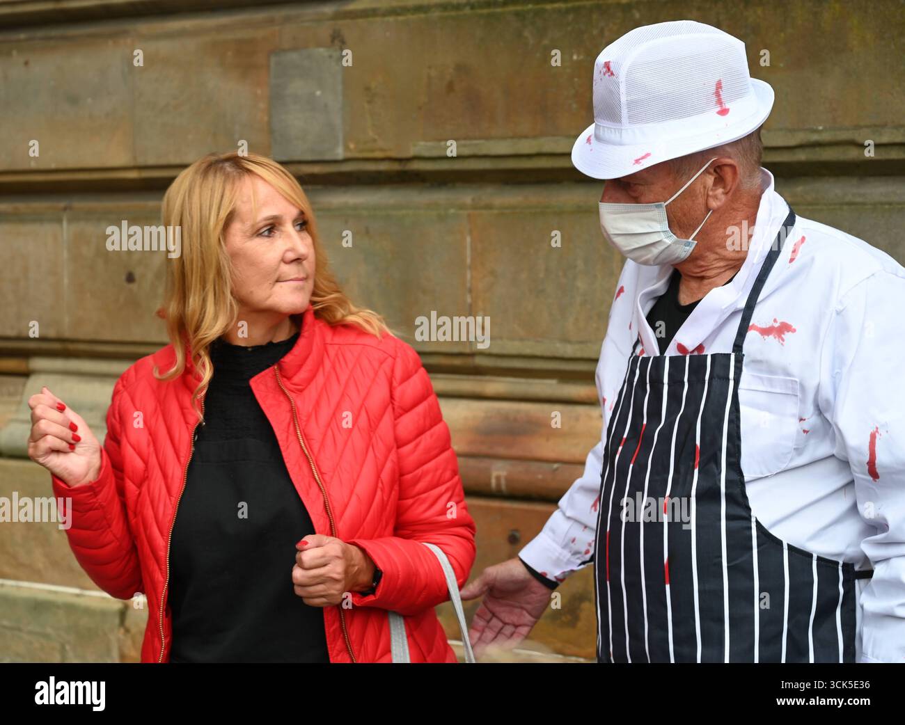 UK: Eljamel Inquiry Protest, Edinburgh at Waverley Gate in Edinburgh ...