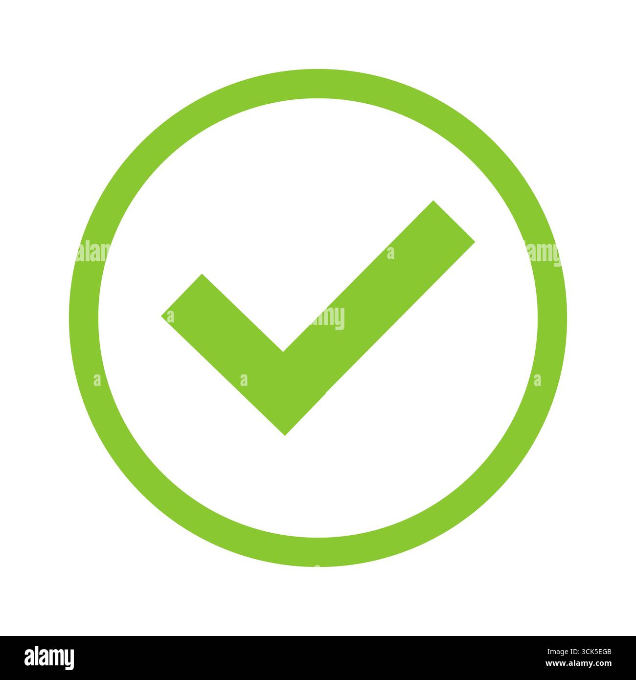 Mark of completion Cut Out Stock Images & Pictures - Alamy