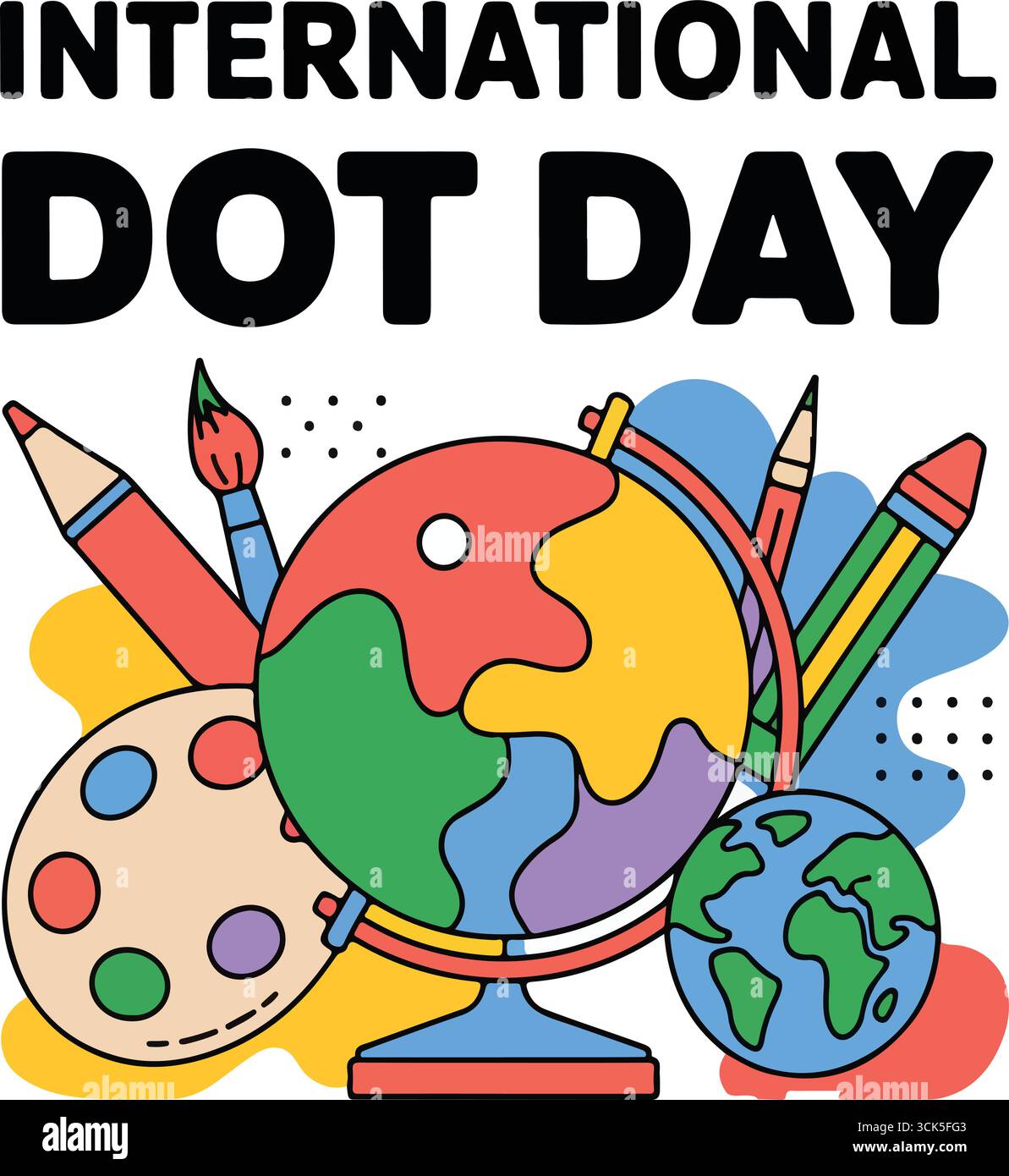 Kids day poster design Stock Vector Images - Alamy