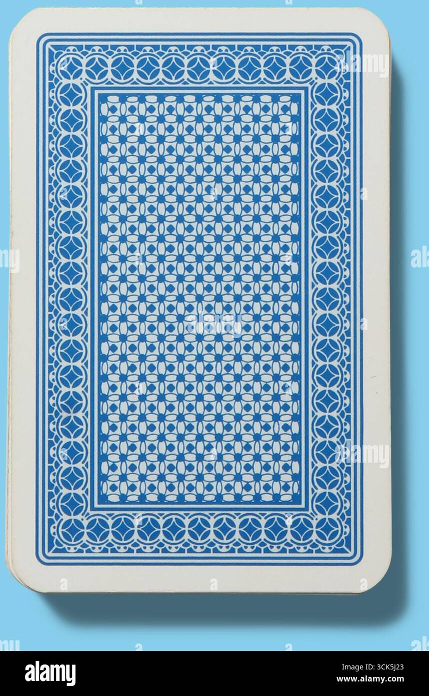 Playing card back design red hi-res stock photography and images - Alamy
