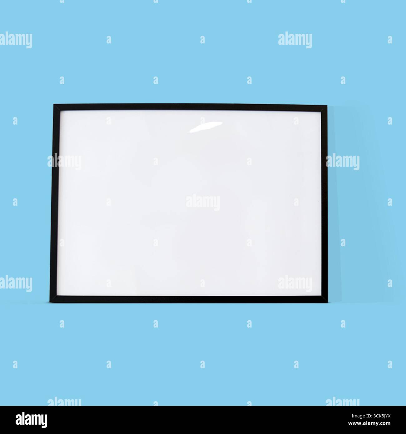 Blank whiteboard in black hi-res stock photography and images - Alamy