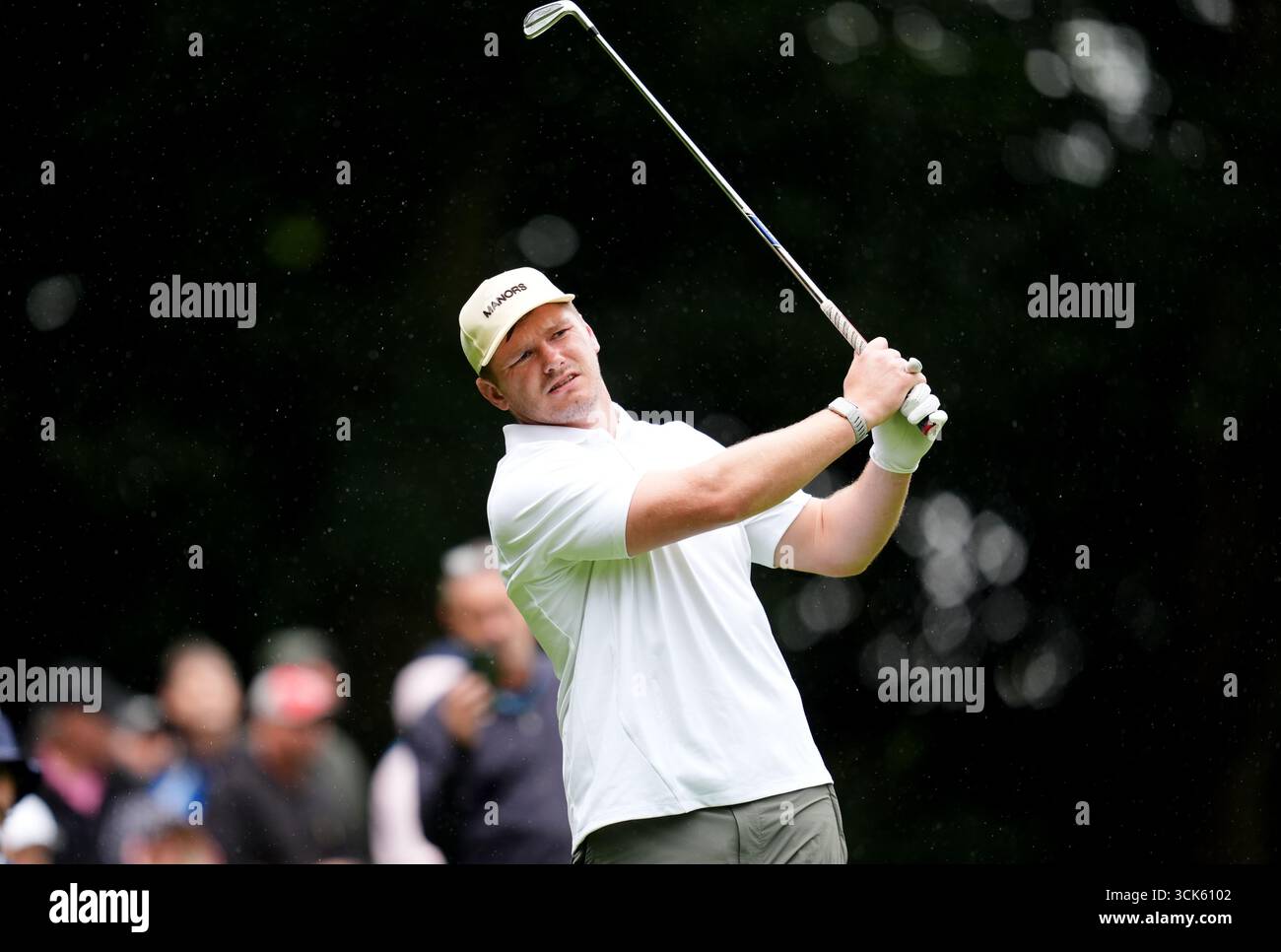 Owen Farrell during a Pro-AM round ahead of the 2025 BMW PGA ...
