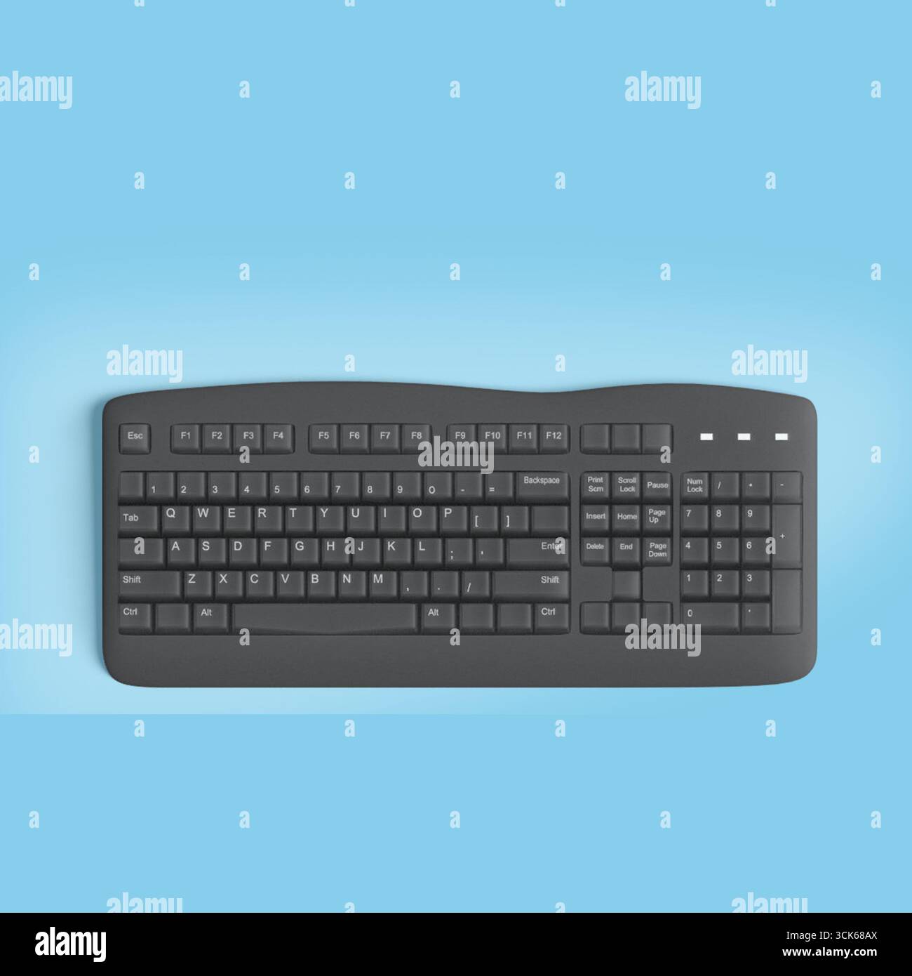 A sleek, modern computer keyboard designed for efficient typing and ...