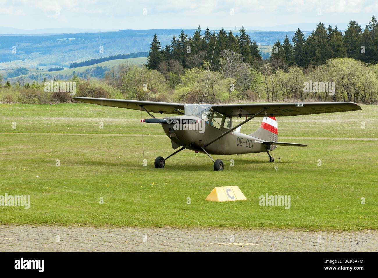 Cessna L-19 O-1 Bird Dog, painted like Austrian Air Force, Cessna 305A ...