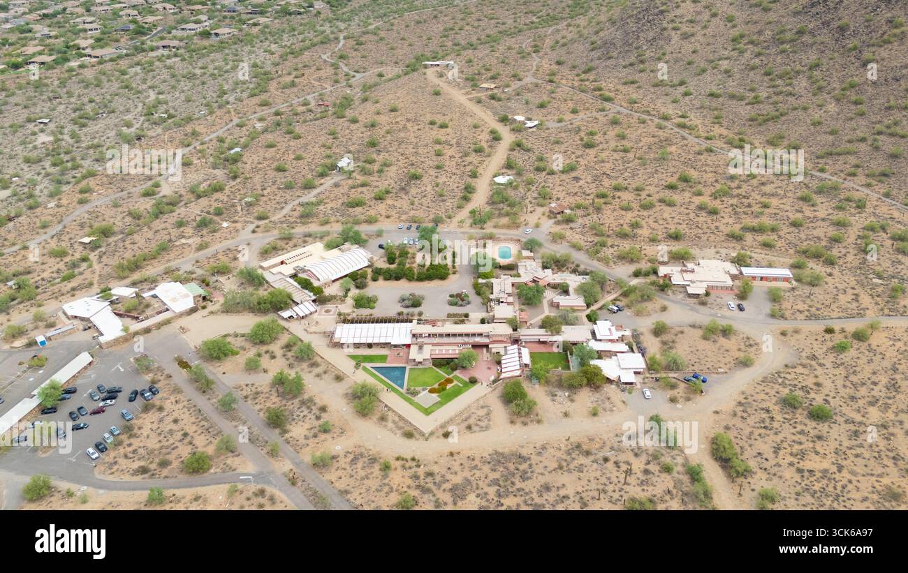 Frank lloyd wright taliesin aerial hi-res stock photography and images ...