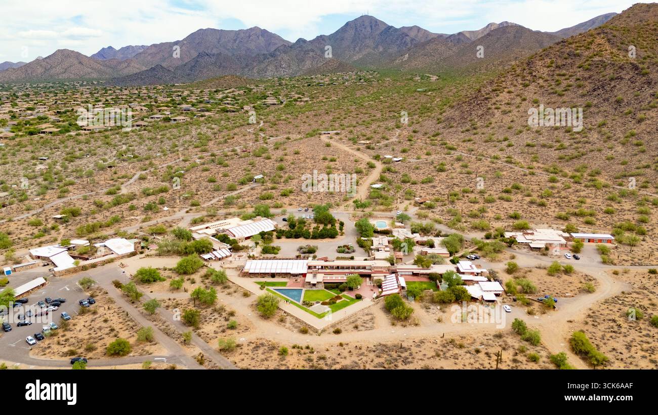 Frank lloyd wright taliesin aerial hi-res stock photography and images ...