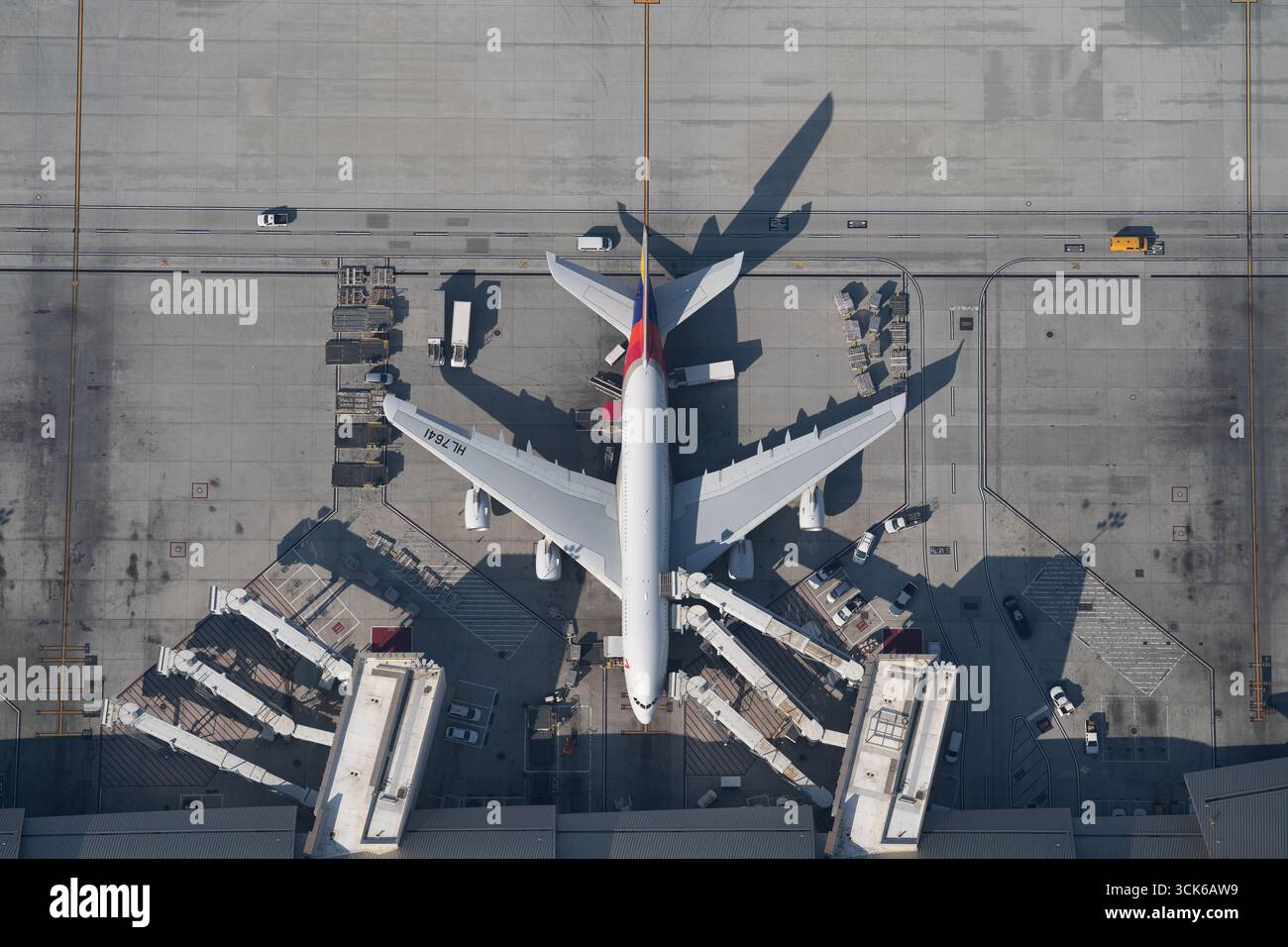 Airport Scenes from Above Stock Photo - Alamy