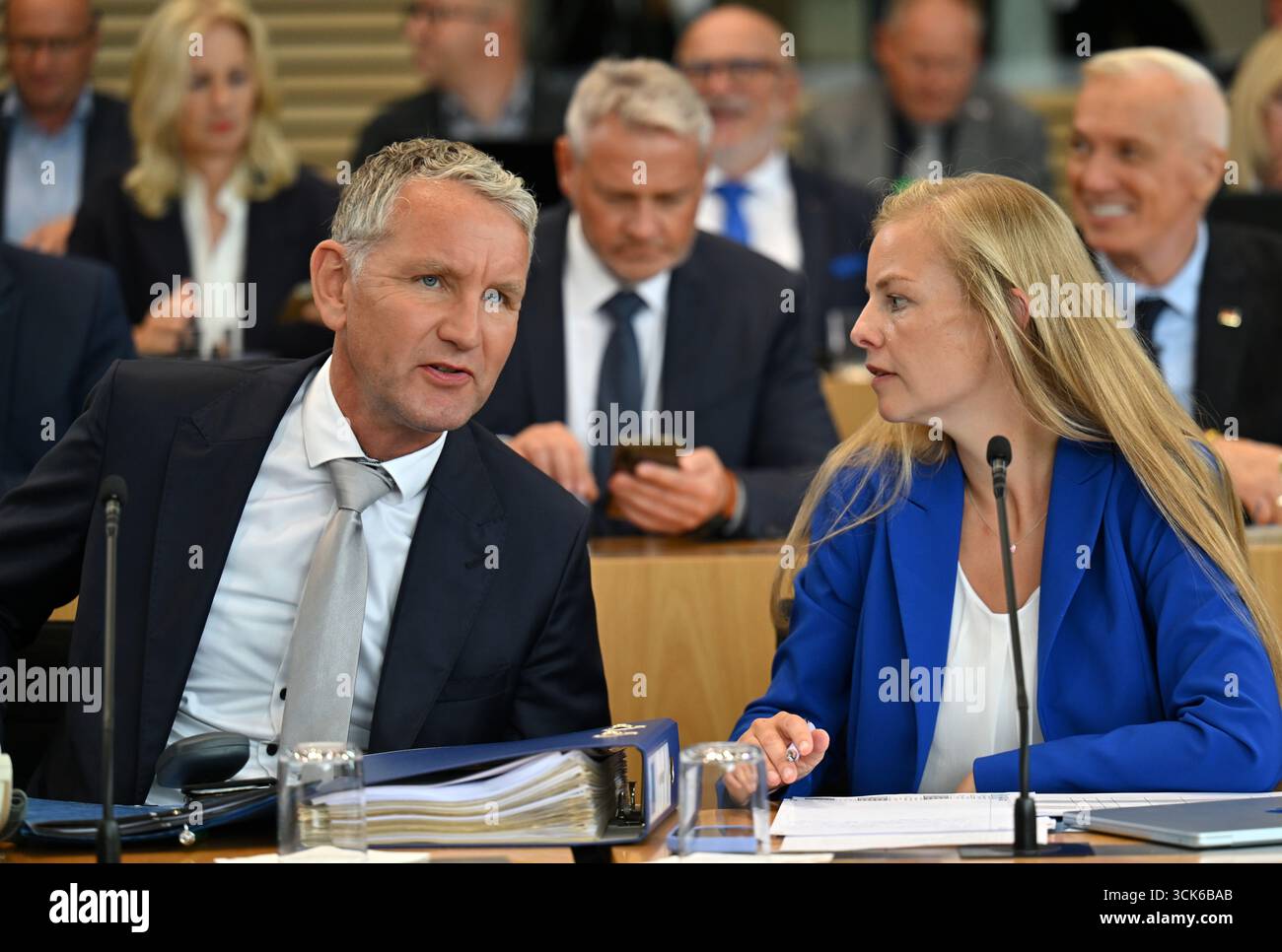 10 September 2025, Thuringia, Erfurt: Wiebke Muhsal (AfD ...