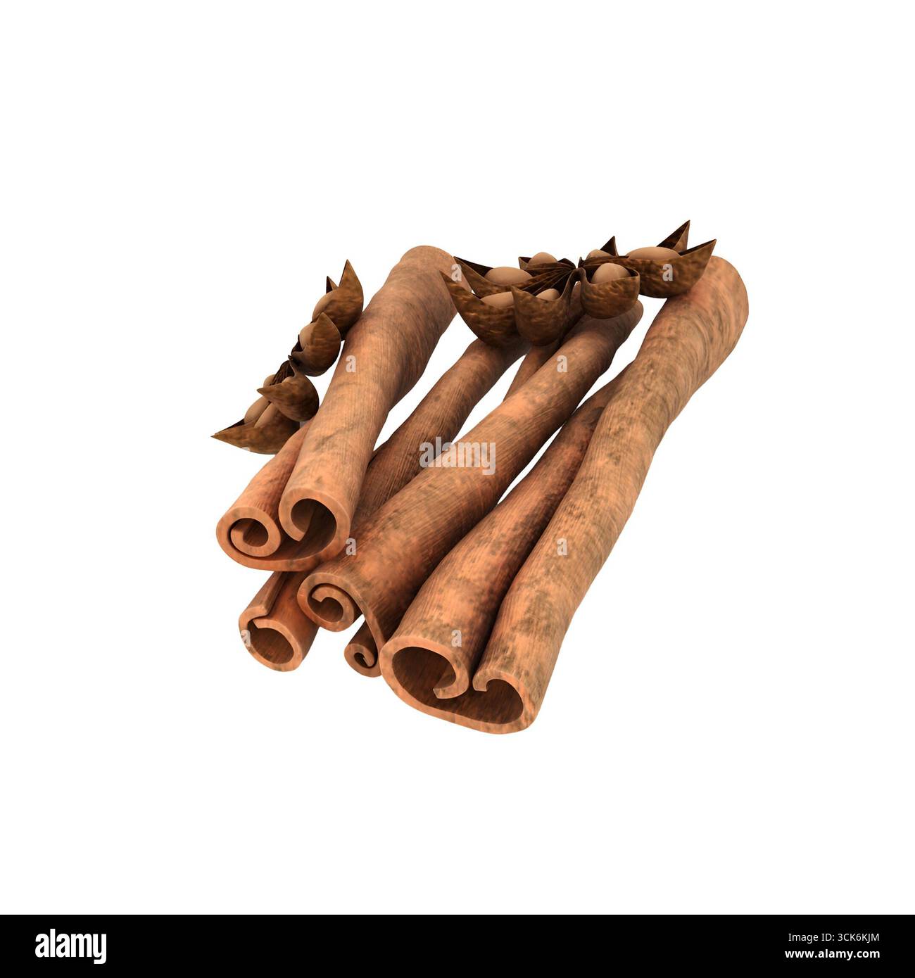 Collection curled cinnamon sticks hi-res stock photography and images ...