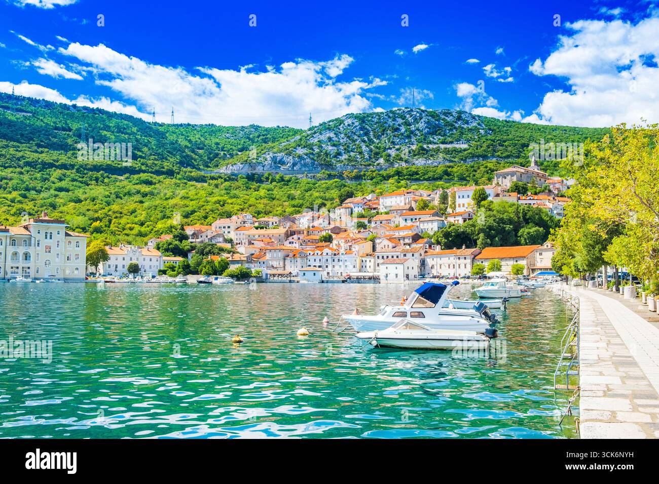 Aerial view old town bakar hi-res stock photography and images - Alamy