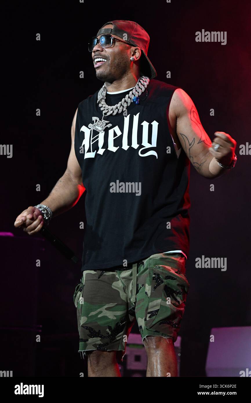 WEST PALM BEACH, FL - SEPTEMBER 09: Nelly performs during The "Where ...