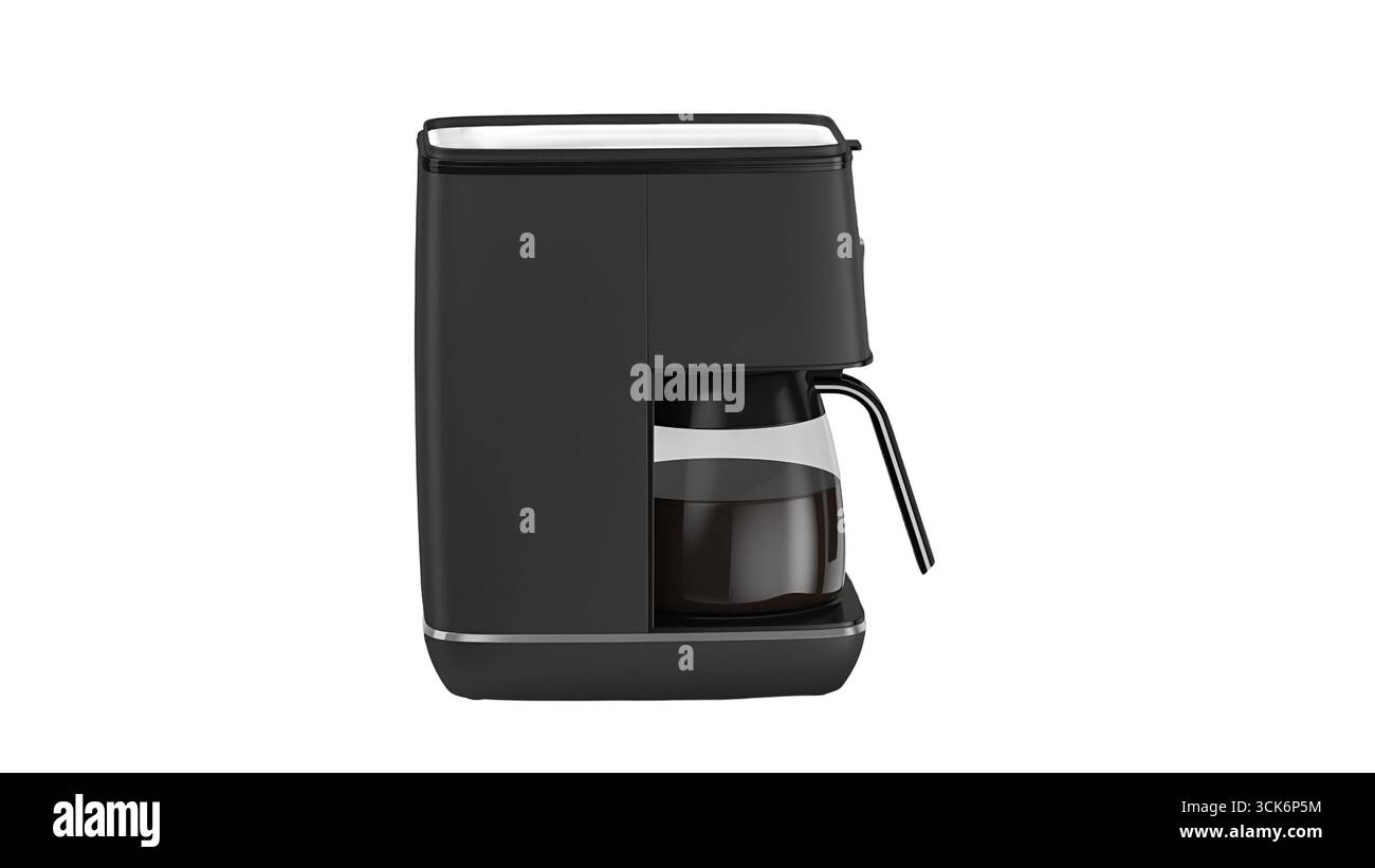 A modern coffee maker designed for brewing coffee efficiently Stock ...