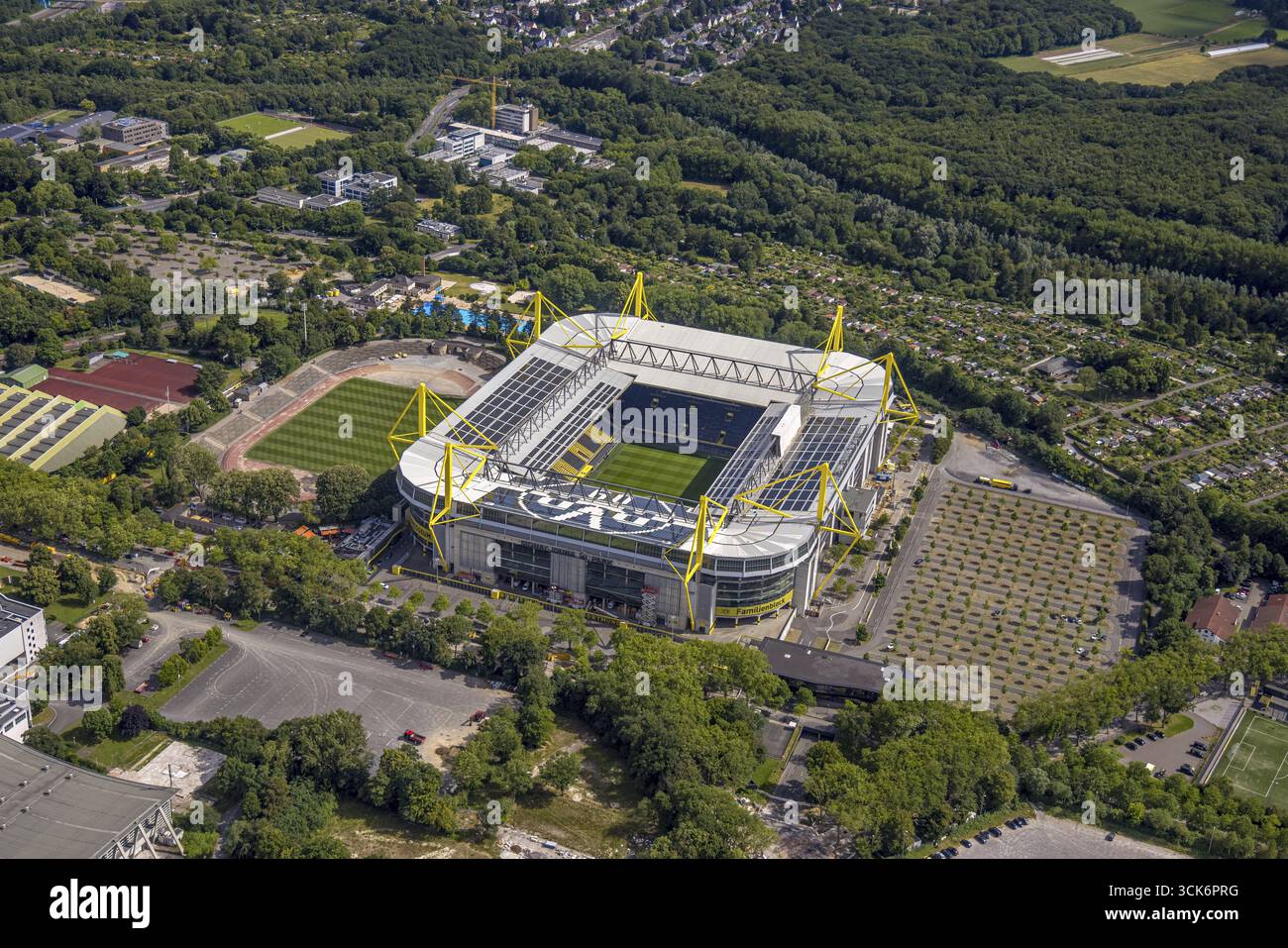 Side field stadium rote erde renovation at signal iduna park hi-res ...